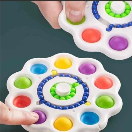 Spinner Fidget Bubble Magic Sensorial Anti Stress Pop it | Shopee Brasil
