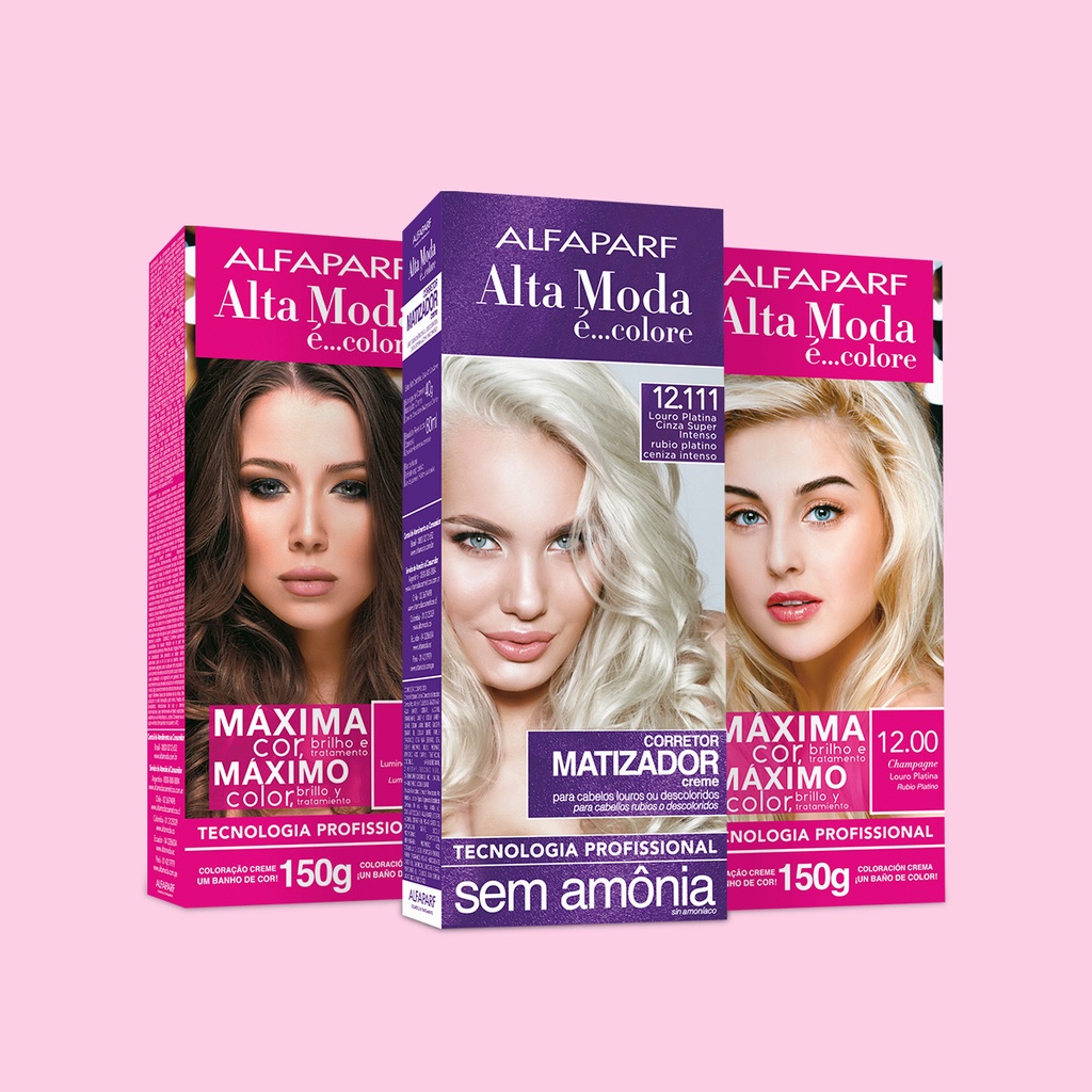 Tinta Alta Moda Cores Especiais 150g Alfaparf - Escolha Sua Cor ...