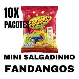 kit 10 UNIDADES Caixa de Biscoito Salgadinho Fandangos Presunto 22g | Shopee Brasil