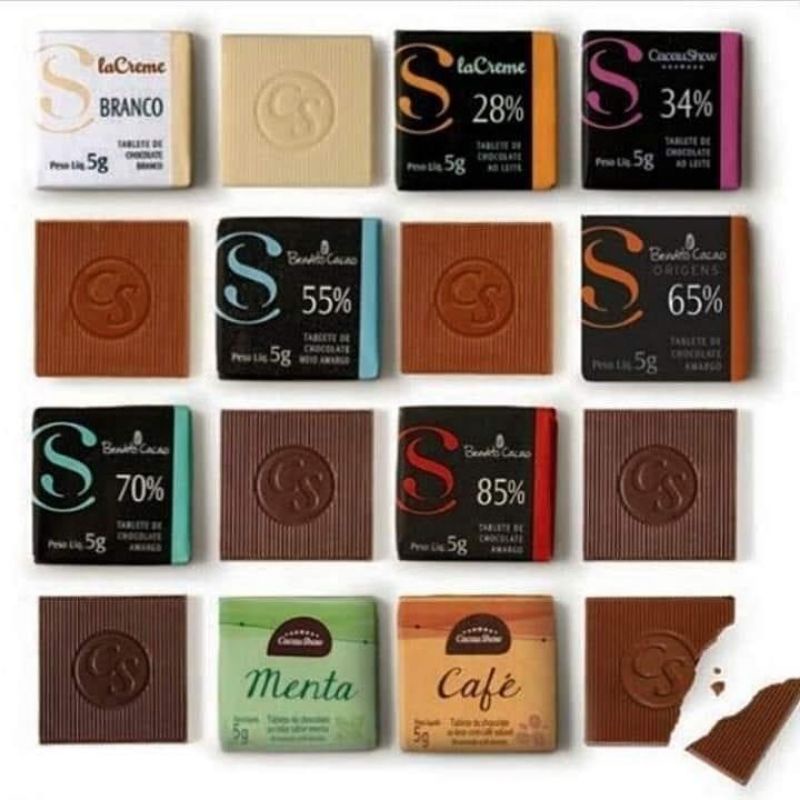 Chocolate Cacau Show 5g. | Shopee Brasil