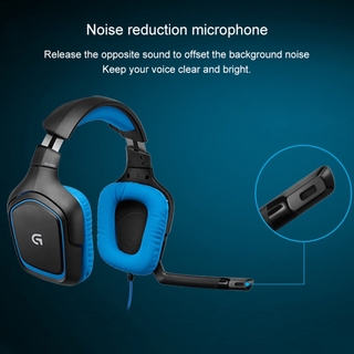 Fone De Ouvido Gaming Original Nova Marca Logitech G430 Com Fio 7.1 ...