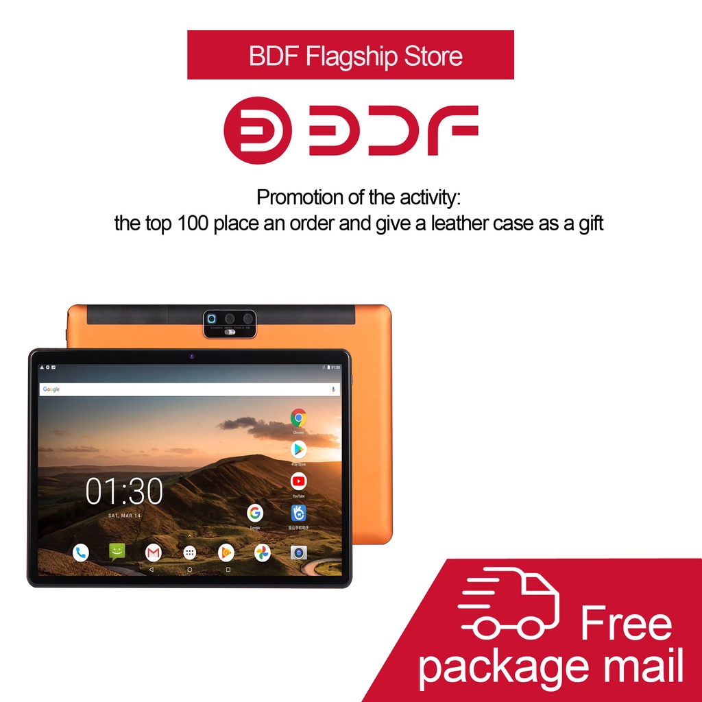 Tablets Novo 10.1 Polegadas Tablet XIAOMI Octa Core 3G + 4G Phone Call ...