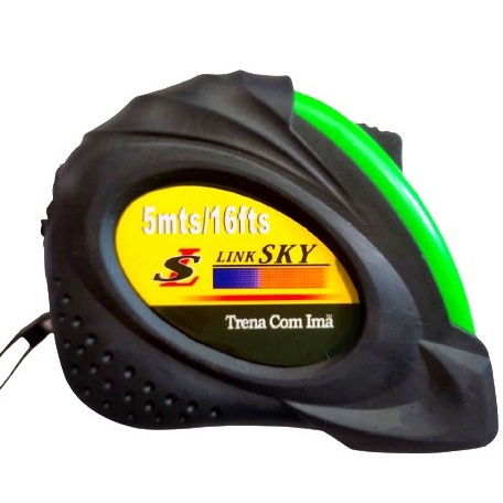 Trena Métrica 5m 7,5m ou 10 metros c/ trava e imã | Shopee Brasil