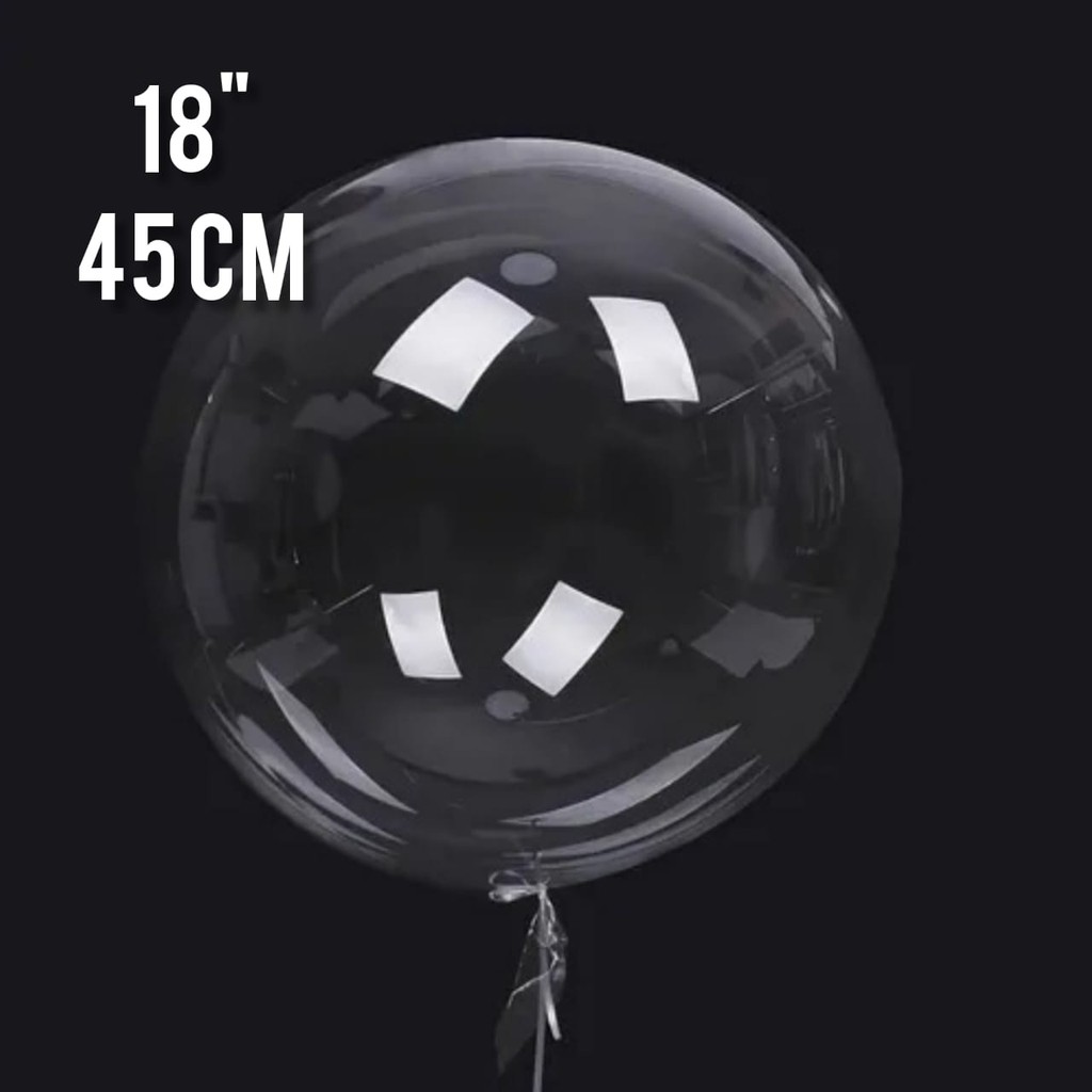 Balão Bubble 18 polegadas - 45 cm - c/10 un- Bobo | Shopee Brasil