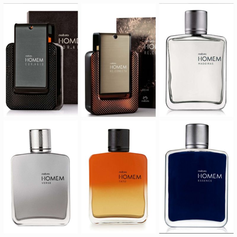 NATURA HOMEM TRADICIONAL/ EMOCION.E/ DOM/ ESSENCE/ ESPECIARIAS/ TATO ...