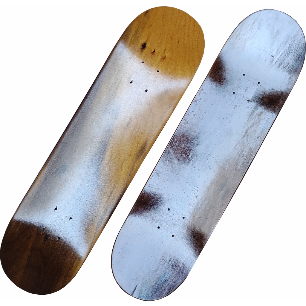Shape Skate Imbuia E Marfim Liso Fiber Glass Profissional | Shopee Brasil