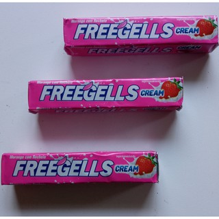 3 Freegells Cream Morango | Shopee Brasil