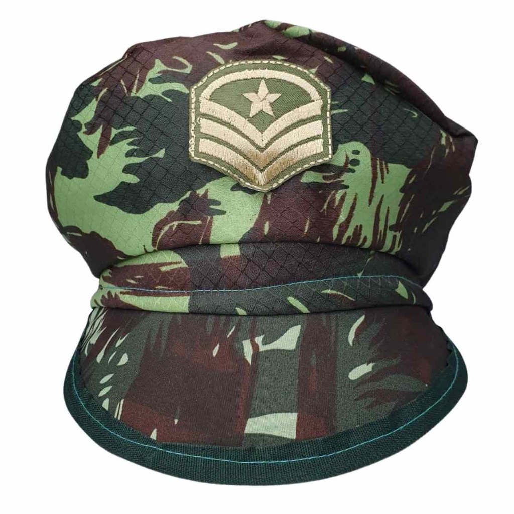Quepe Camuflado Exercito Carnaval Fantasia Militar Halloween | Shopee ...