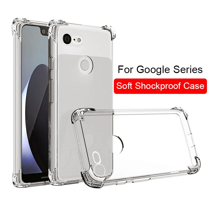 Caso Claro À Prova De Choque Para O Google Pixel 4A 4 Xl 4 3A Xl 2 Xl 1 ...