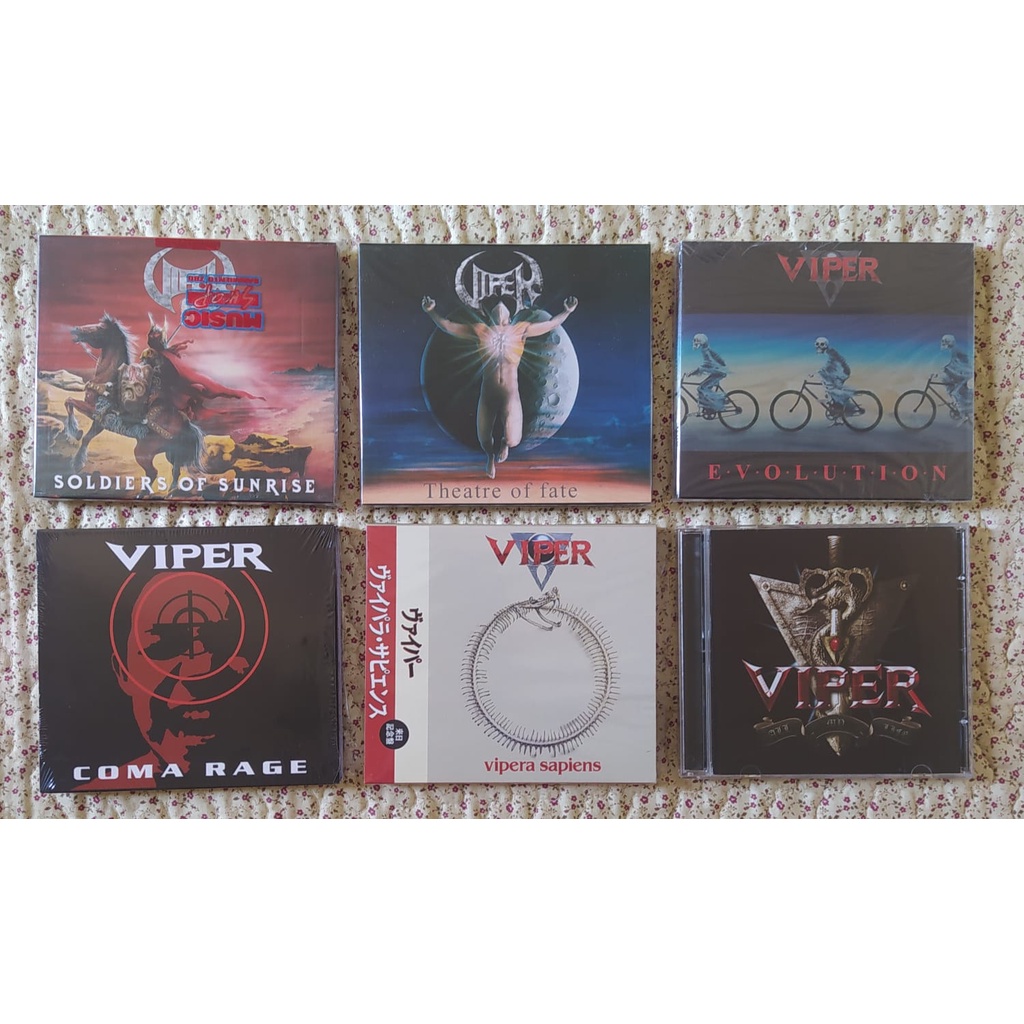 cd Viper (combo 6 cds) | Shopee Brasil