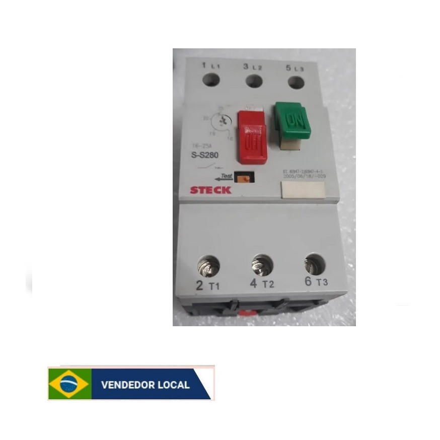 Disjuntor Motor Steck S-s280 16-25a | Shopee Brasil Disjuntor Motor Steck S-s280 16-25a | Shopee Brasil