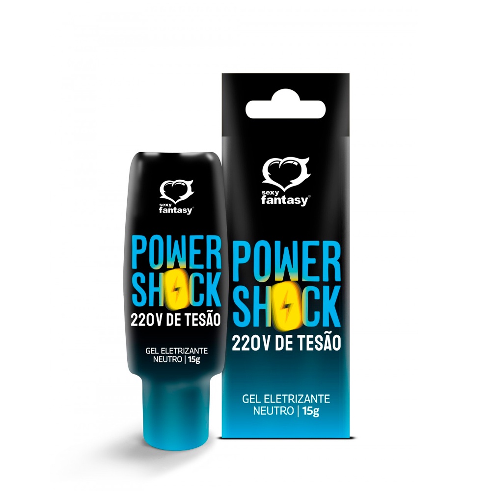 Gel Eletrizante Neutro 15G Sexy Fantasy Power Shock 220V | Shopee Brasil