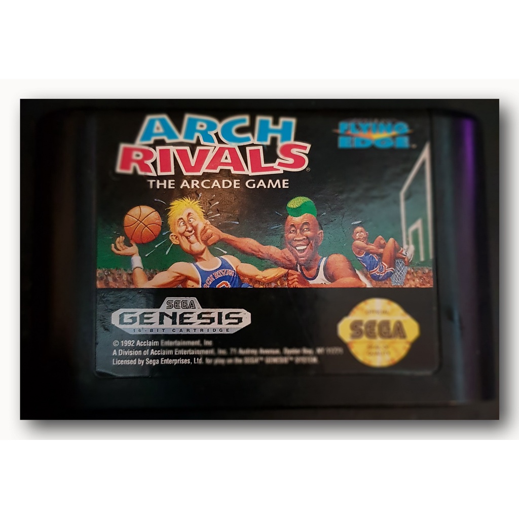 Jogo Arch Rivals - Sega Mega Drive - Original | Shopee Brasil