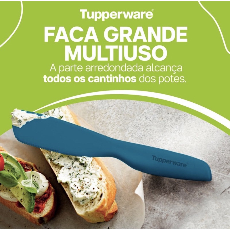 Faca Grande Multiúso Turmalina Tupperware | Shopee Brasil