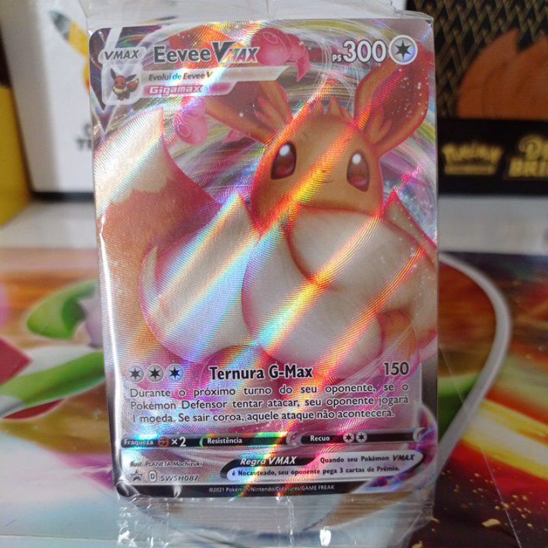 Carta Eevee Vmax (SWSH087) | Shopee Brasil