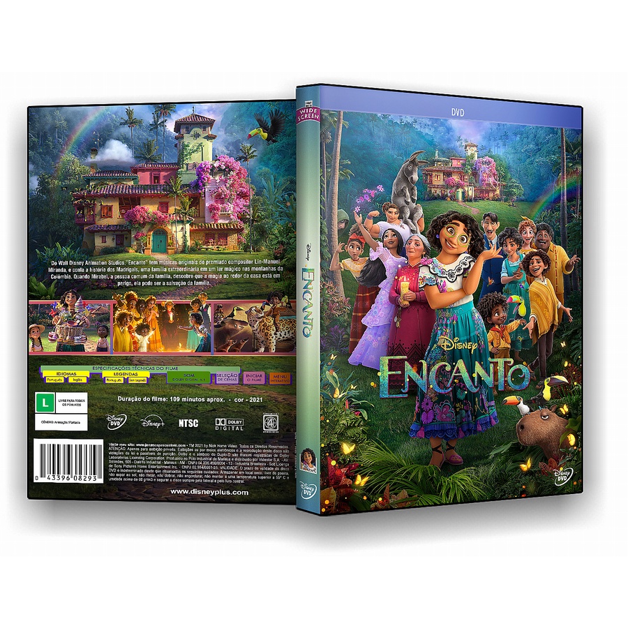 Dvd Encanto (dublado E Legendado) | Shopee Brasil
