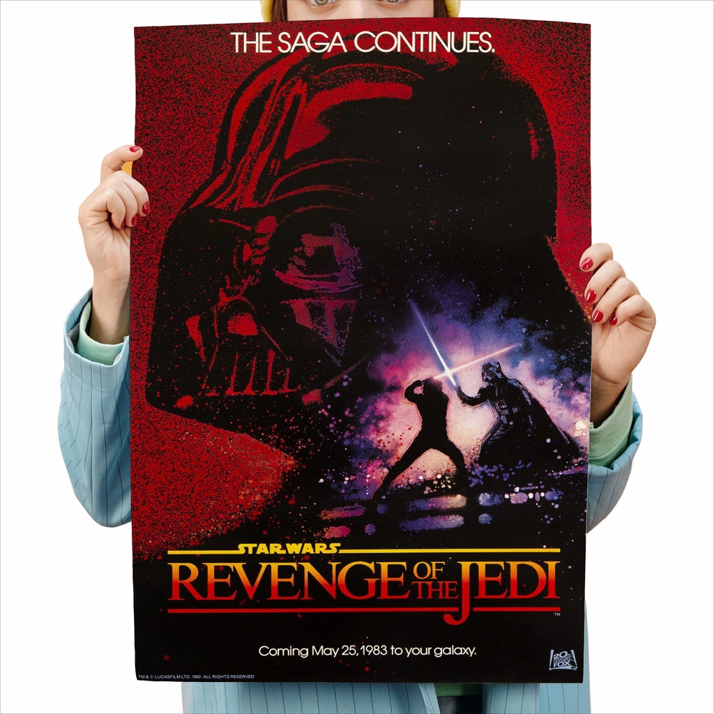 Star Wars Poster Adesivo A3 (29,7x42cm) - Poster Adesivo Cartaz de ...