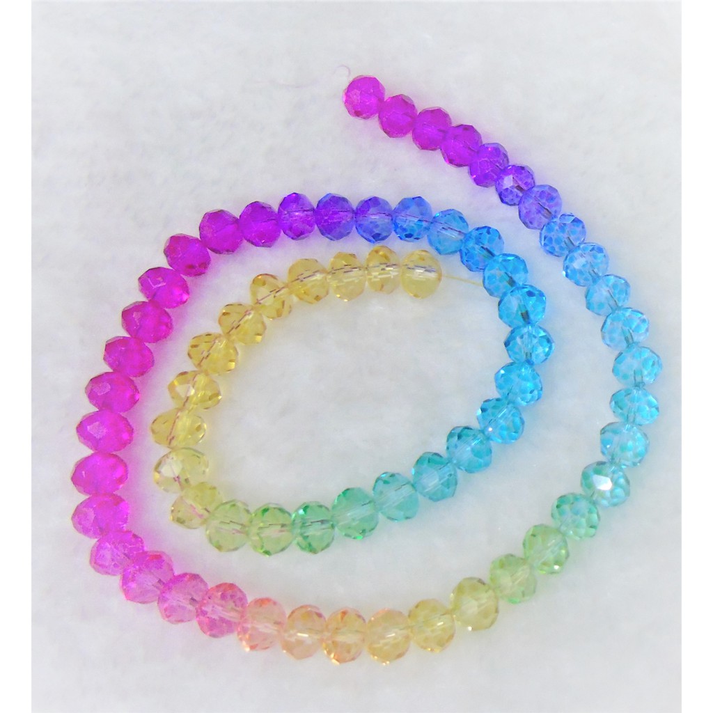 Fio de Cristal Tie Dye - 8mm | Shopee Brasil