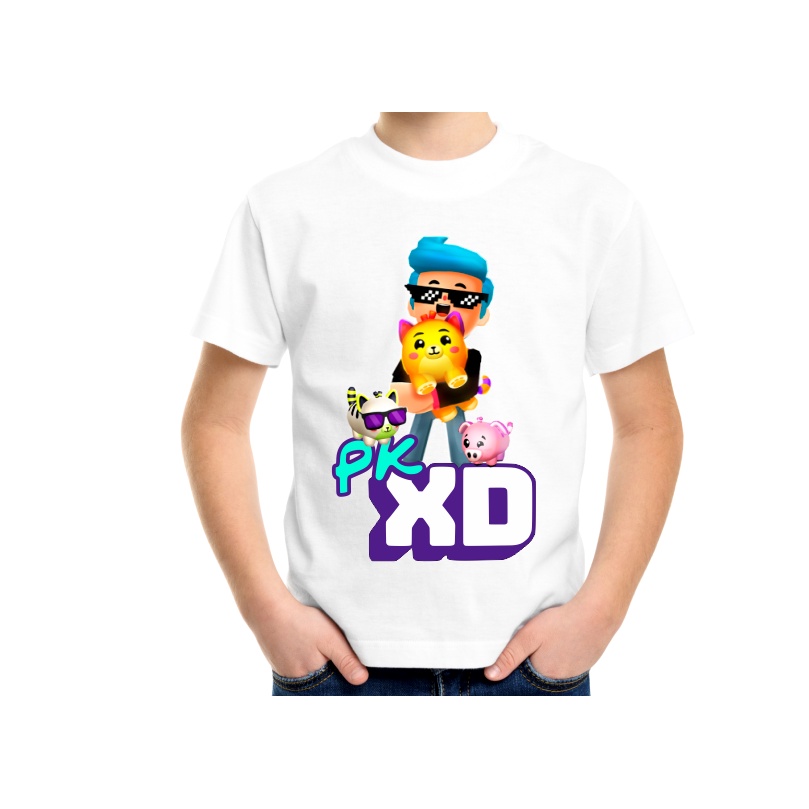 Camisa Camiseta Pk Xd Jogo game pkxd Personalizada Infantil Juvenil ...