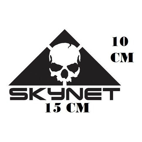 Adesivo Logo Skynet Terminator Filme Sci-fi ótima qualidade | Shopee Brasil