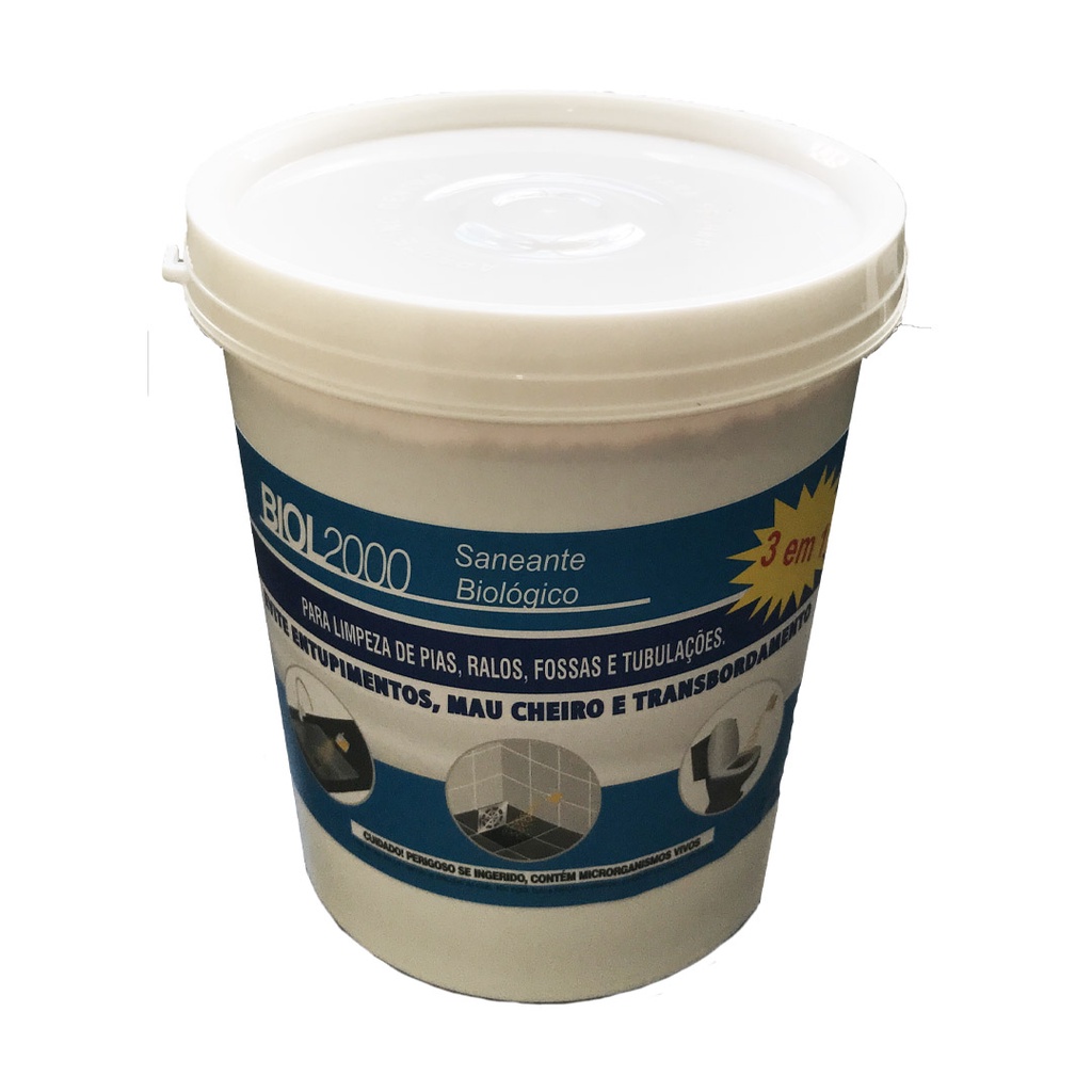 Biol2000 Limpa Ralos, Elimina Mau cheiro, Limpa Vaso Sanitário, Caixa ...