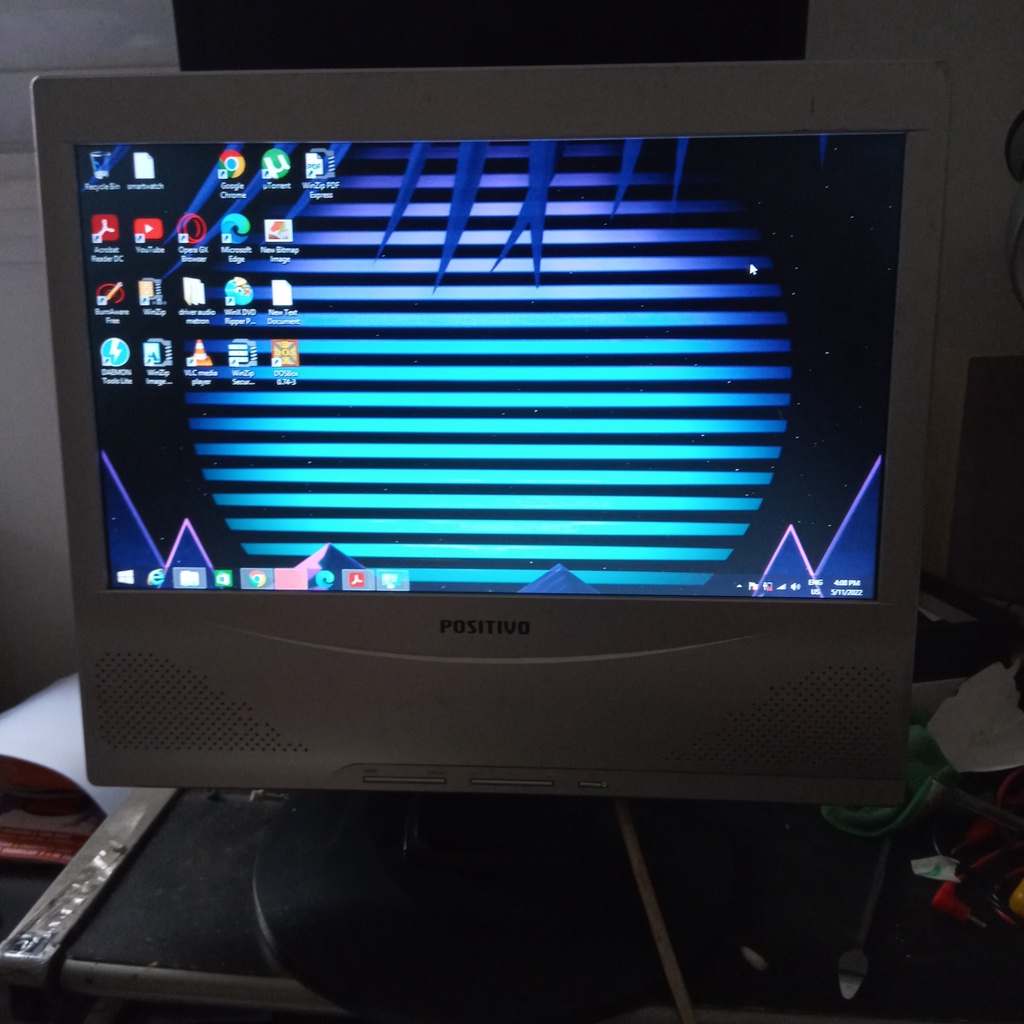 Monitor Lcd Positivo 15.6 Pol Mod. Lbm1560w - Leia O Anuncio | Shopee Brasil