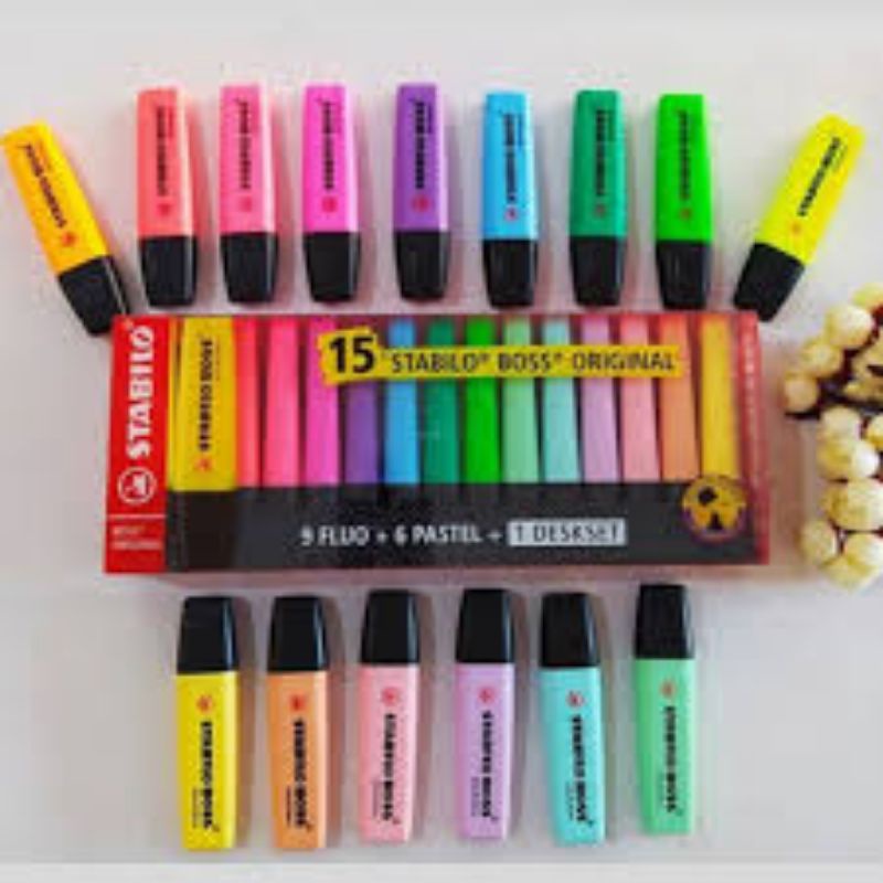 Kit Stabilo 15 Cores | Shopee Brasil