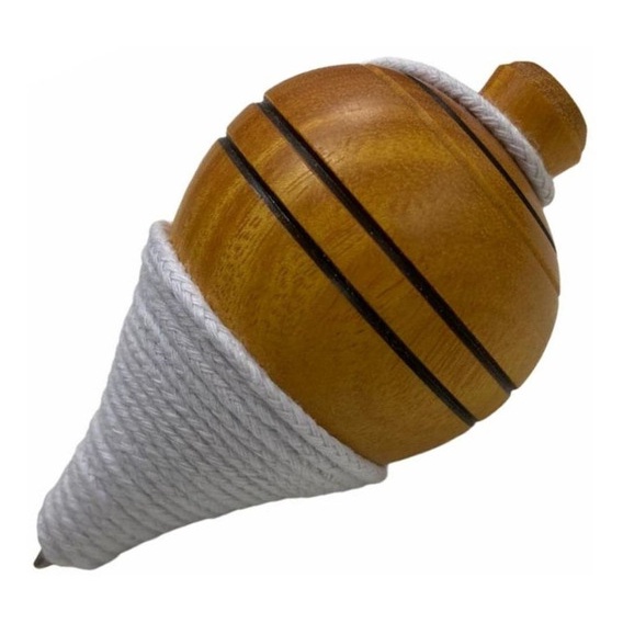 Pião Profissional de Madeira Linha Premium classe A Artesanal Retrô O ...