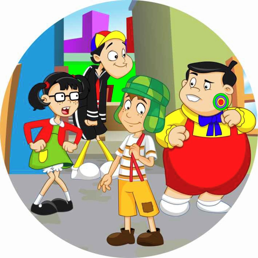 Painel Em Lona Redondo Chaves ,Banner fosca | Shopee Brasil