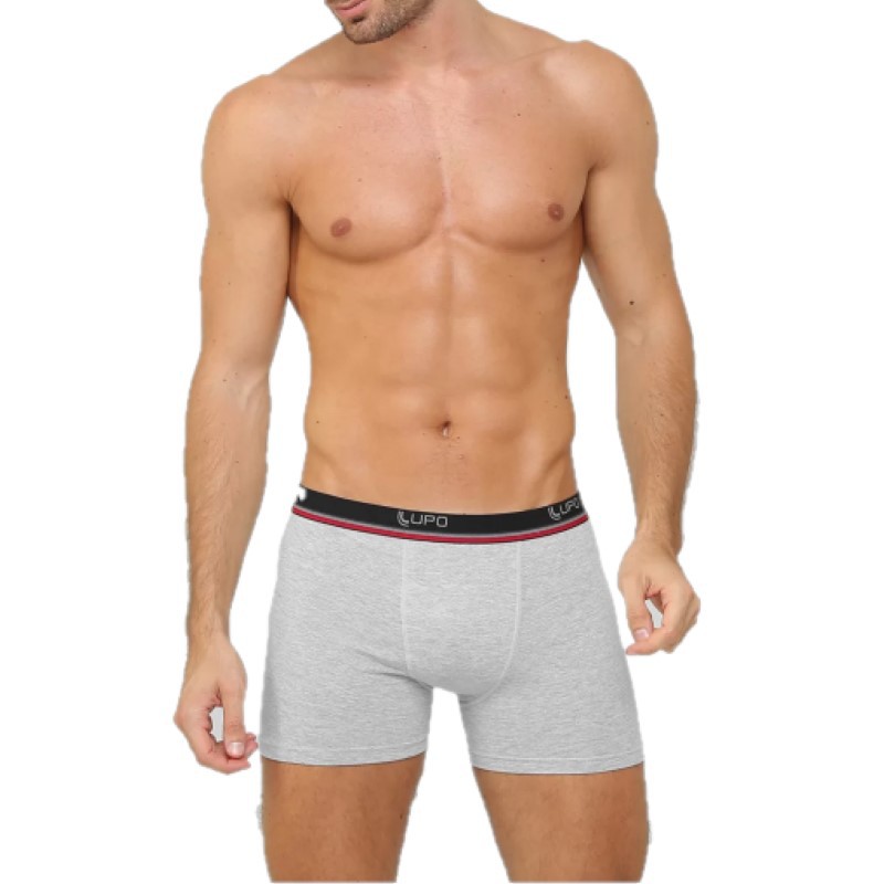 Cueca Boxer Lisa Lupo Adulto Masculina Kit com 2 cuecas | Shopee Brasil