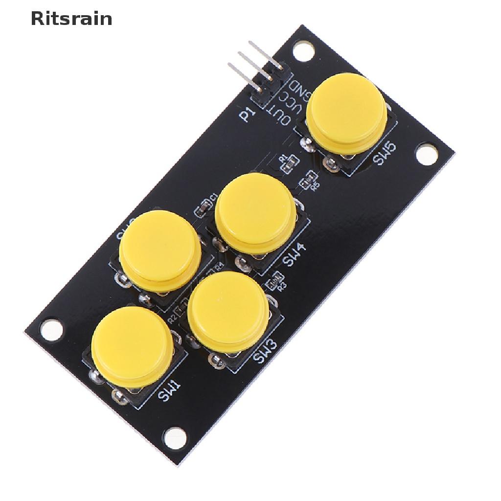 Ritsrain AD Keyboard Simulate Five Key Module Analog Button for Sensor Expansion Board BR ...