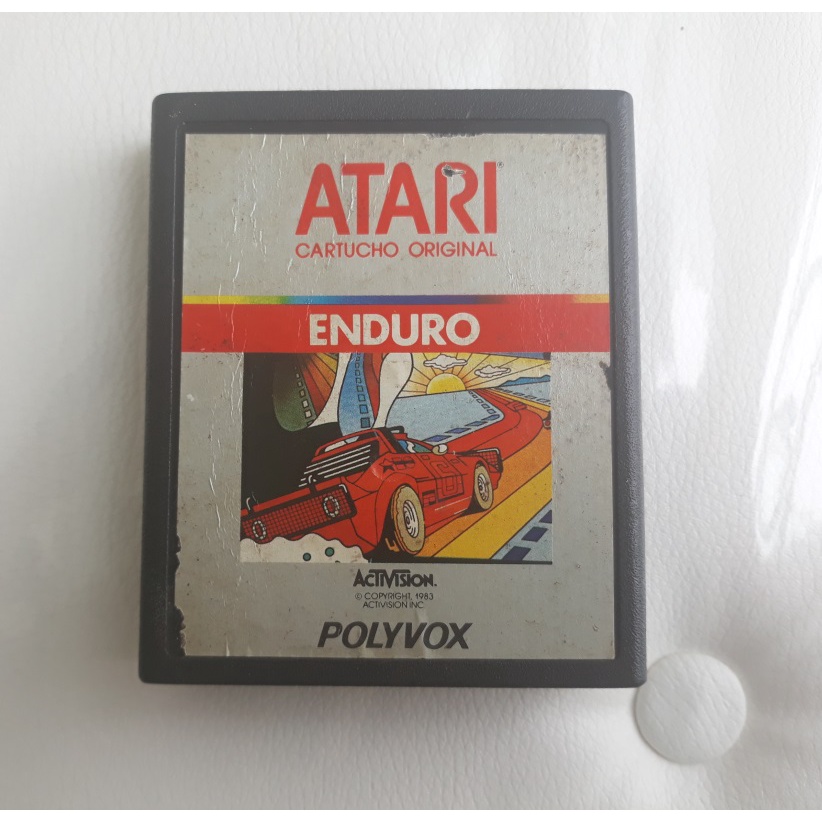 Jogo Enduro Atari 2600 Original Activision / Polyvox | Shopee Brasil