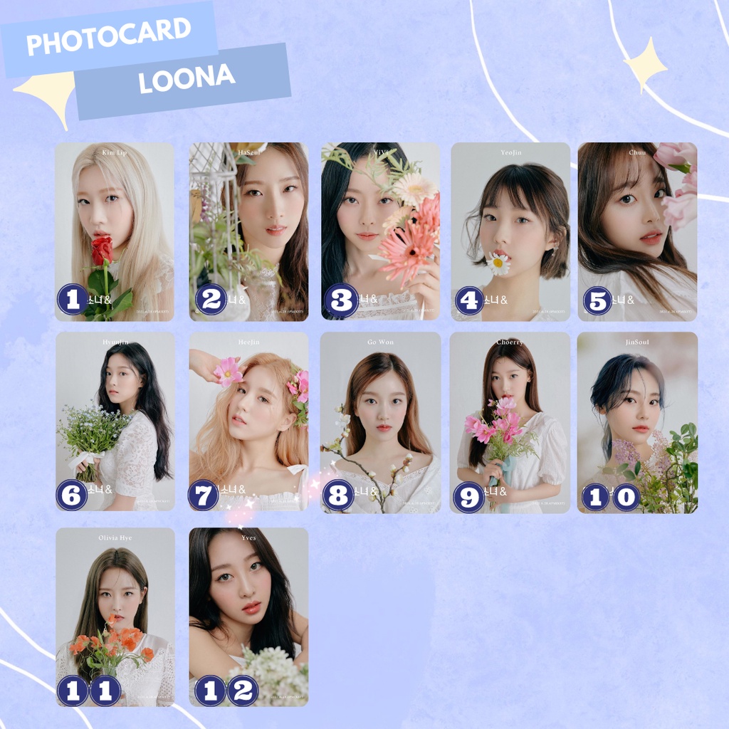 Photocards Loona 4th mini album | Shopee Brasil