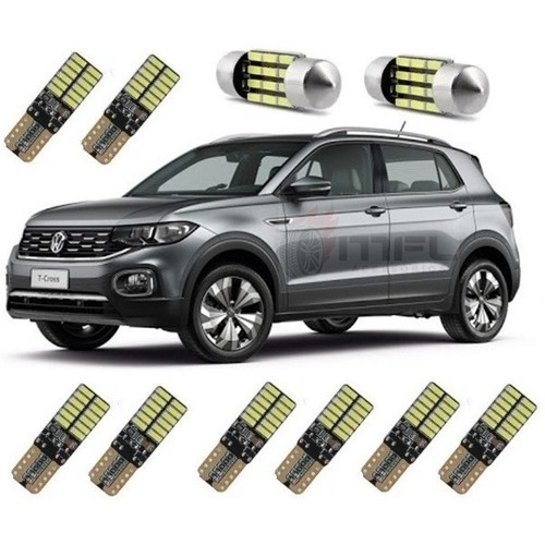 Kit Lampadas Led Premium Vw T Cross Tcross Cambus Canceller | Shopee Brasil