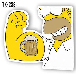 Adesivo Simpsons - Homer Sticker 10x10cm | Shopee Brasil
