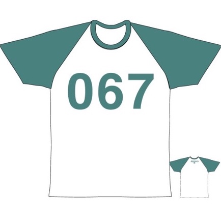 Camiseta Round 6 jogador 067 | Shopee Brasil