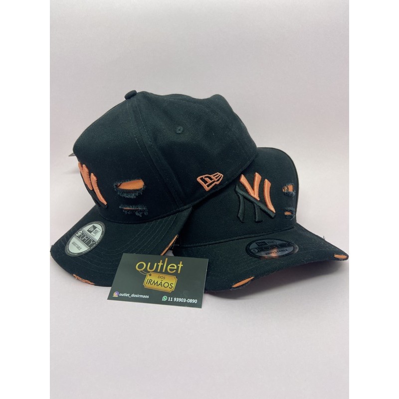 Boné new era.(rasgado) | Shopee Brasil