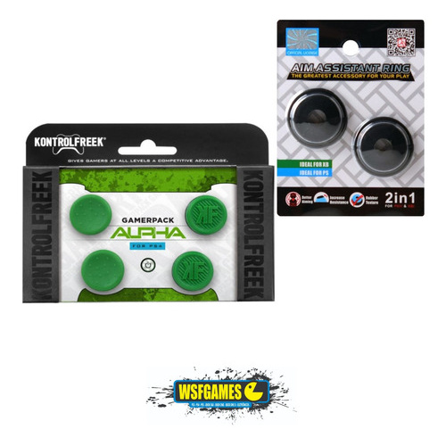 Kontrol Freek Gamerpack Alpha Ps4 E Ps5 + Control Shot | Shopee Brasil