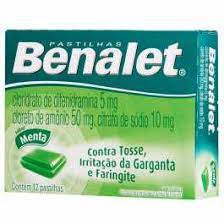 Pastilha Benalet Sabor Menta Com 12 Unidades | Shopee Brasil
