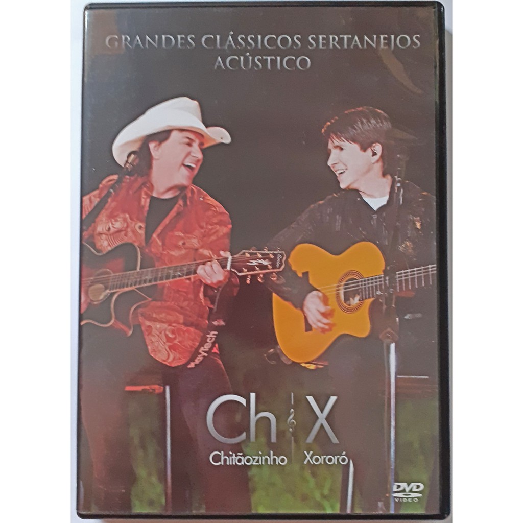 DVD SERTANEJO - SHOW ACÚSTICO CHITÃOZINHO E XORORÓ | Shopee Brasil