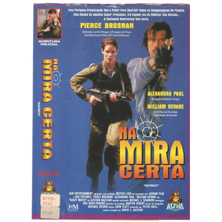 Dvd Na Mira Certa - Pierce Brosnan | Shopee Brasil