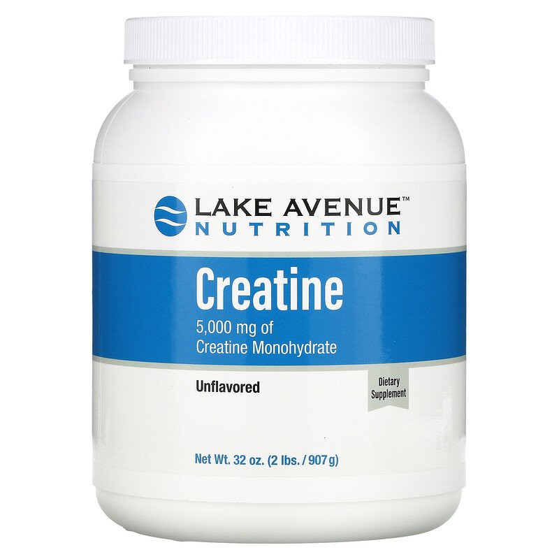 Creatina Importada Monohidratada 907g Lake Avenue Nutrition EUA ...