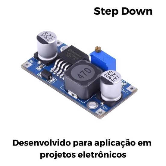Regulador De Tensão Step Down Buck Conversor Dc Dc Lm2596 3a ...