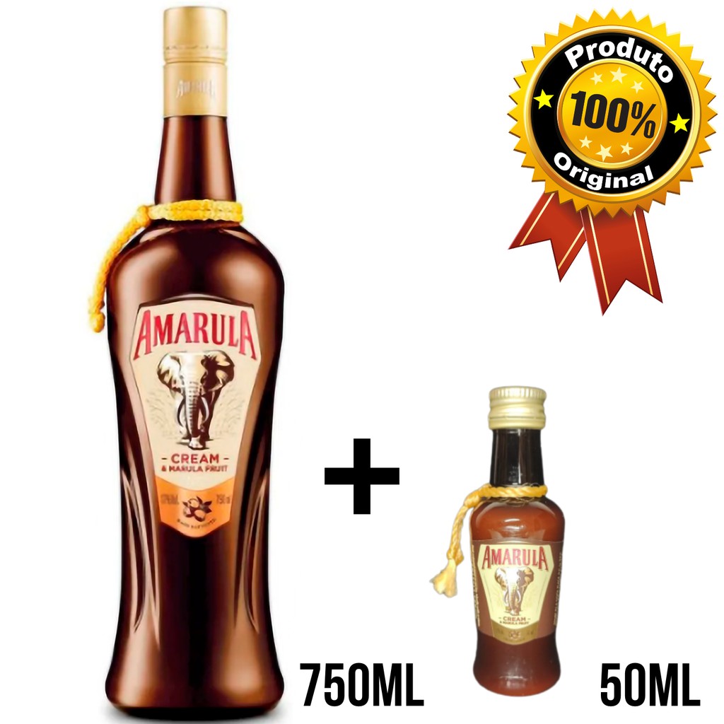 Kit Amarula 750ml + Mini Amarula 50ml - | Shopee Brasil