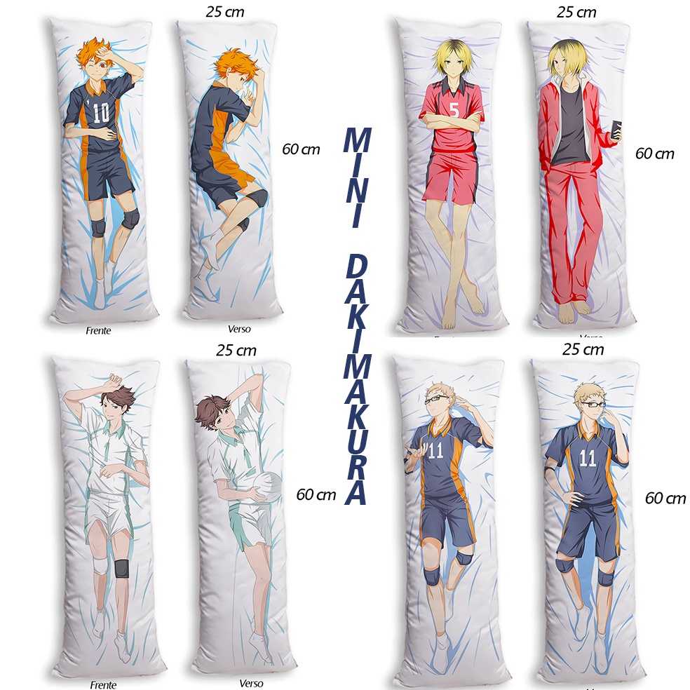 Almofada Mini dakimakura - Haikyuu | Shopee Brasil