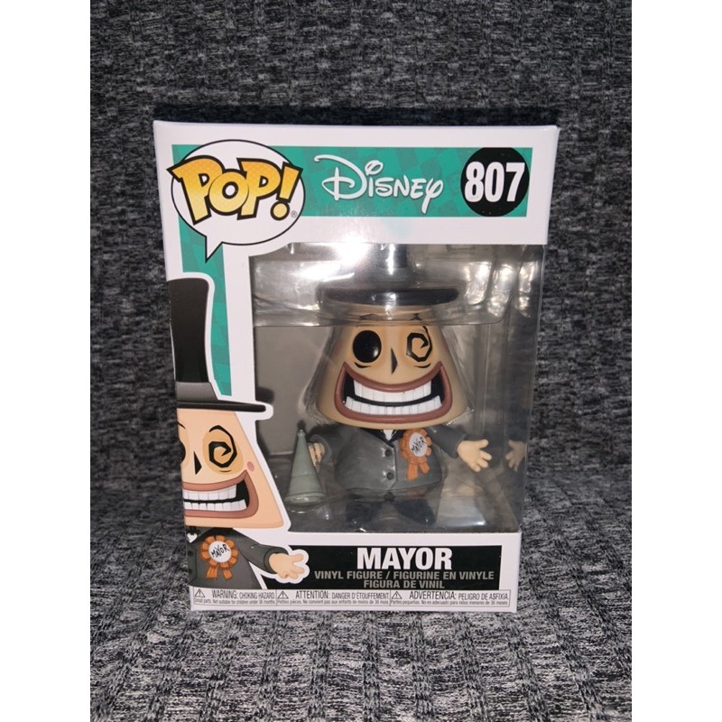 Funko pop Mayor 807 - the nightmare before Christmas-original | Shopee ...