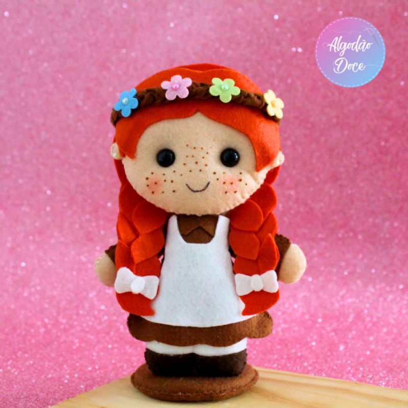 Boneca em feltro Anne | Shopee Brasil