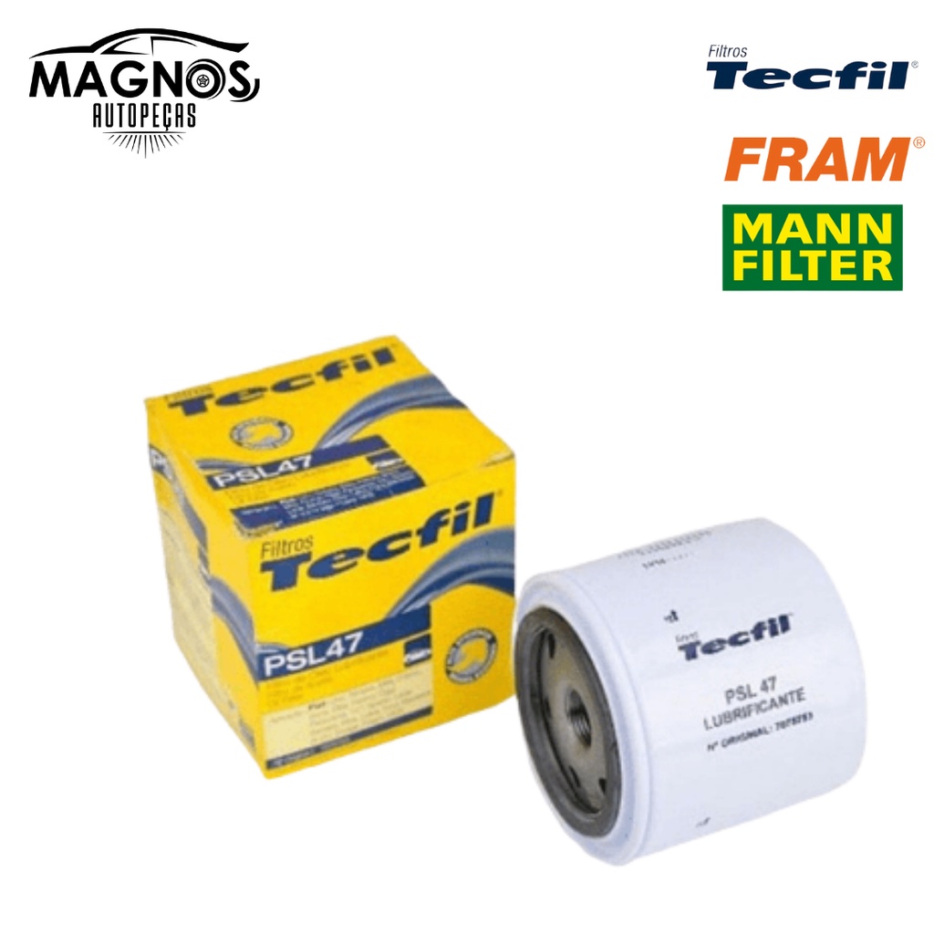 FILTRO DE OLEO PSL47 147/UNO/TEMPRA/OGGI/LADA | Shopee Brasil