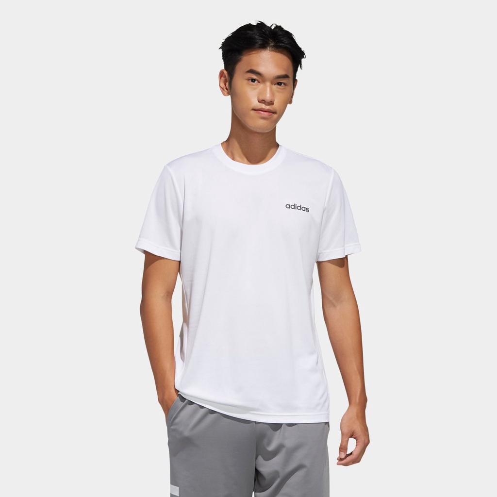 Camiseta Adidas D2M Ar Plain Masculina - Branca | Shopee Brasil