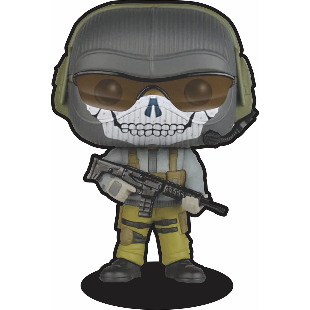 Totem Lt. Simon Ghost Riley - Call of Duty | Shopee Brasil